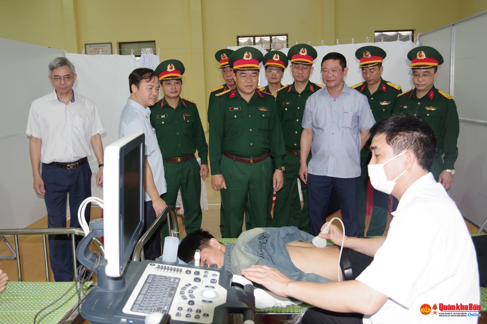 Hội đồng Nghĩa vụ quân sự tỉnh Thanh Hóa: Kiểm tra công tác khám, tuyển nghĩa vụ quân sự tại ...